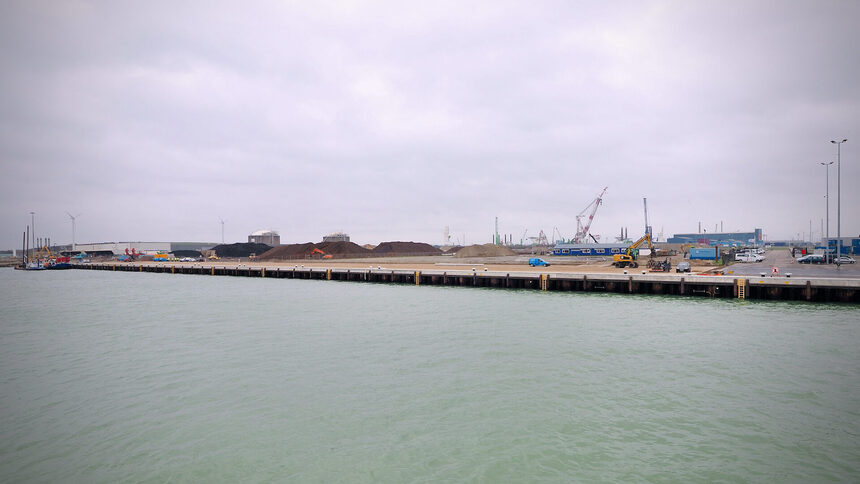 Feestelijke oplevering fase1 kade Quarleshaven Vlissingen